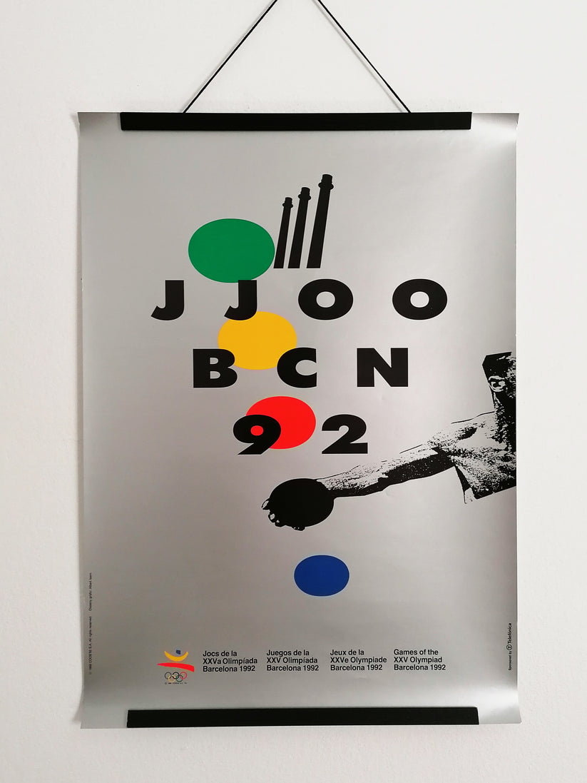 Barcelona 1992 Olympic Poster by Albert Isern – The Modern Art Picker