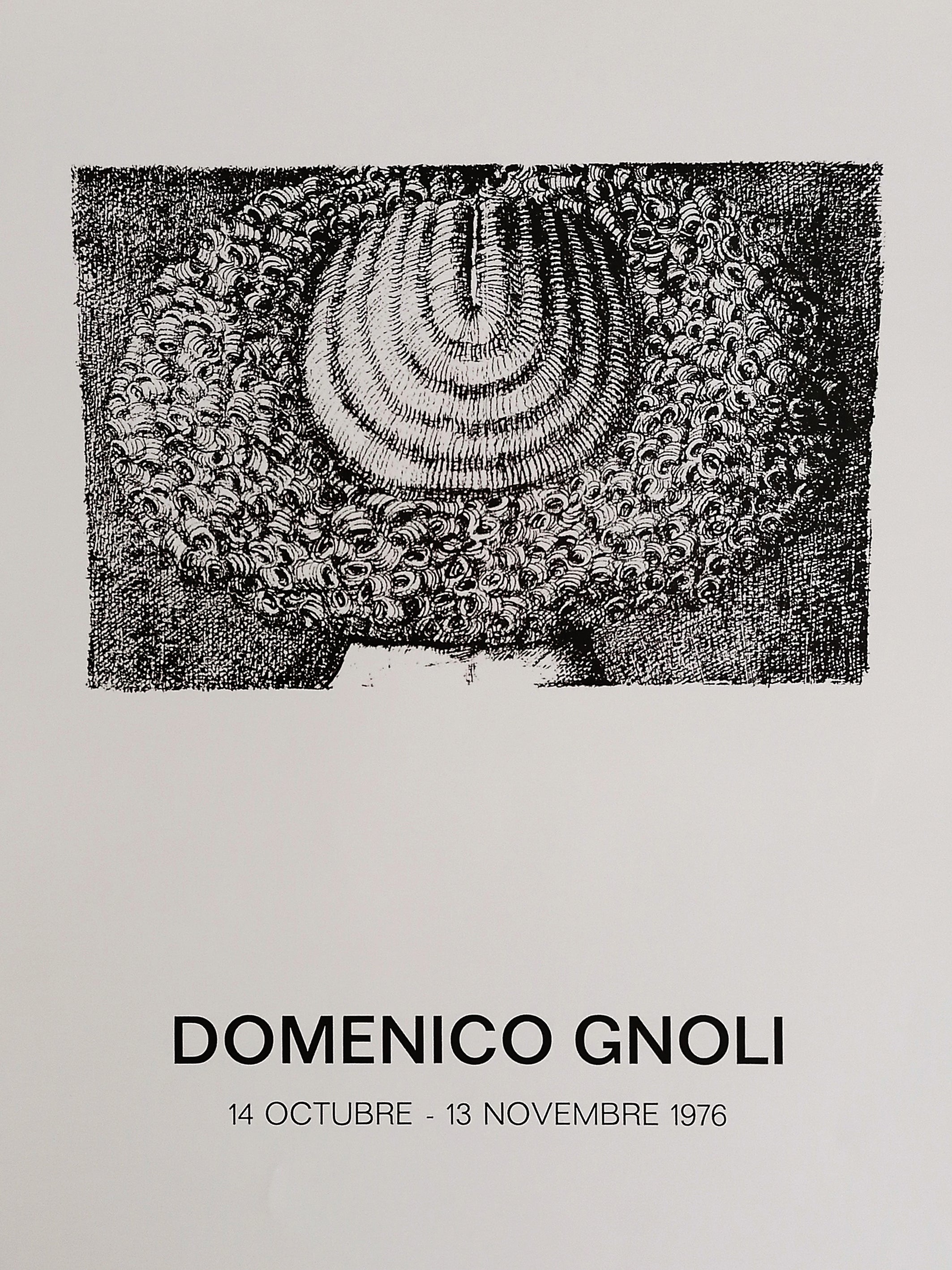 1976 Domenico Gnoli Exhibition Poster – The Modern Art Picker