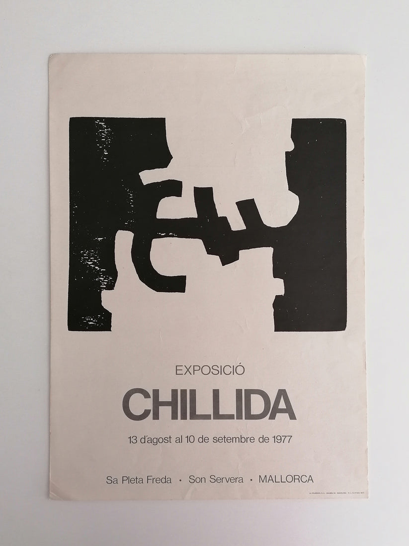 1977 Eduardo Chillida Small Poster Mallorca Exhibition – The Modern Art ...