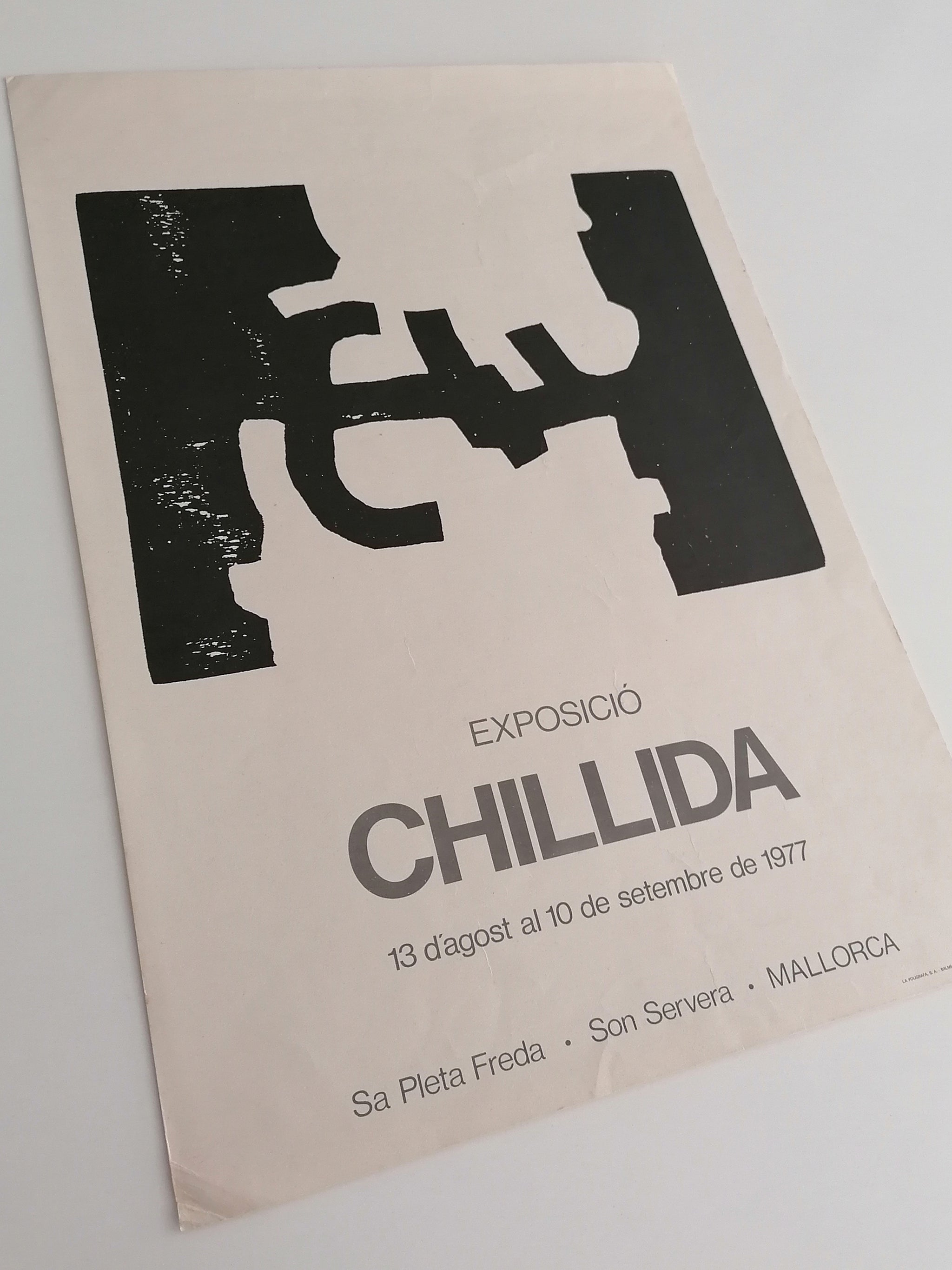 1977 Eduardo Chillida Small Poster Mallorca Exhibition – The Modern Art ...